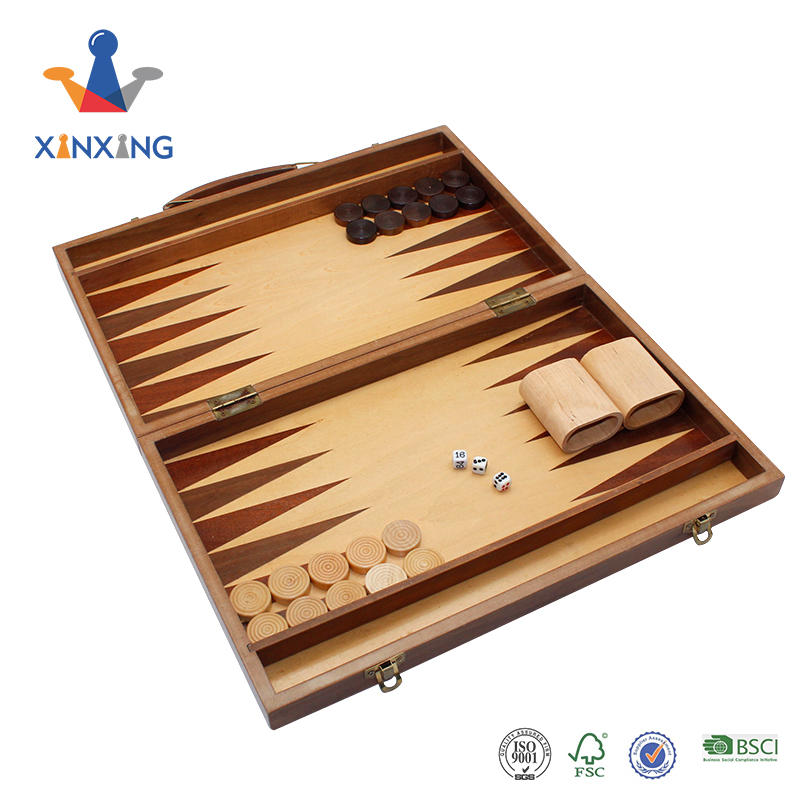 Portable and Travel Backgammon Set with Wooden Wood Backgammon Board ...